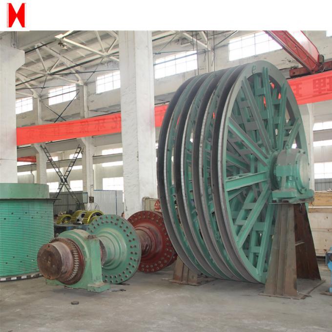 Mine Hoist Cast Iron 1000mm Head Sheave Wheel