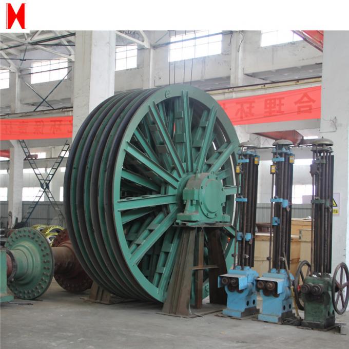 Mine Hoist Cast Iron 1000mm Head Sheave Wheel