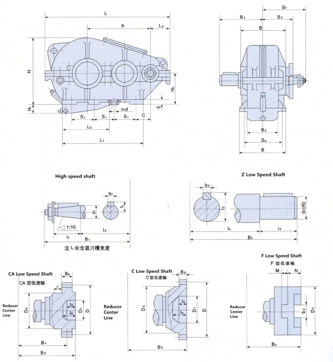 Mining Equipment 80 T Parallel Shaft Speed Reducer
