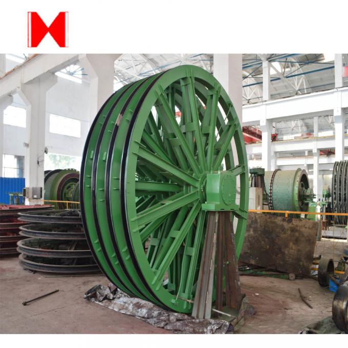 Big Fly Wheel Gear Mining Machinery Head Sheave Wheel