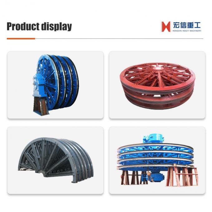 Mining Winch Hoisting Casting Steel Pulley Head Sheave Wheel